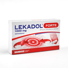 LEKADOL FORTE film tbl 10x1000mg - Pharmeria.hr