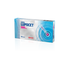 Lupocet 500 mg 20 tableta - Pharmeria.hr