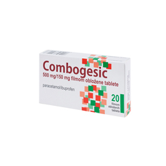 Combogesic 500 mg/150 mg, 20 filmom obloženih tableta - Pharmeria.hr